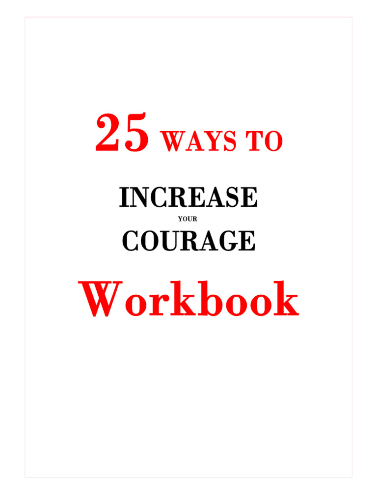 Courage Book Workbook | PDF