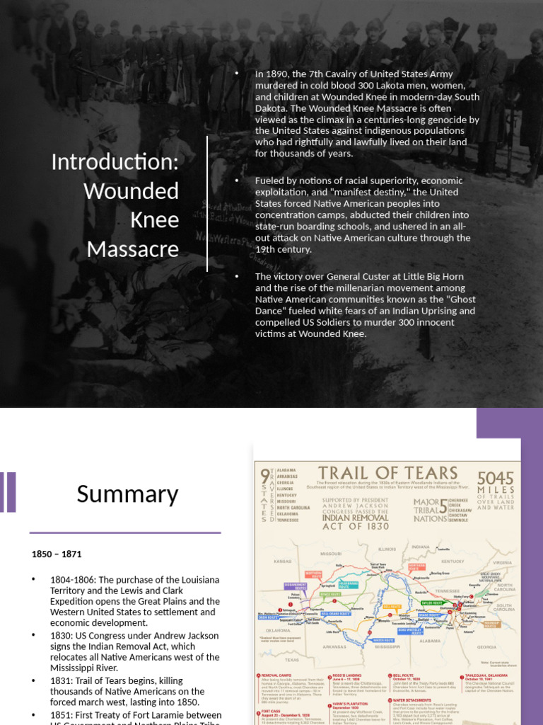 Wounded Knee Massacre | PDF