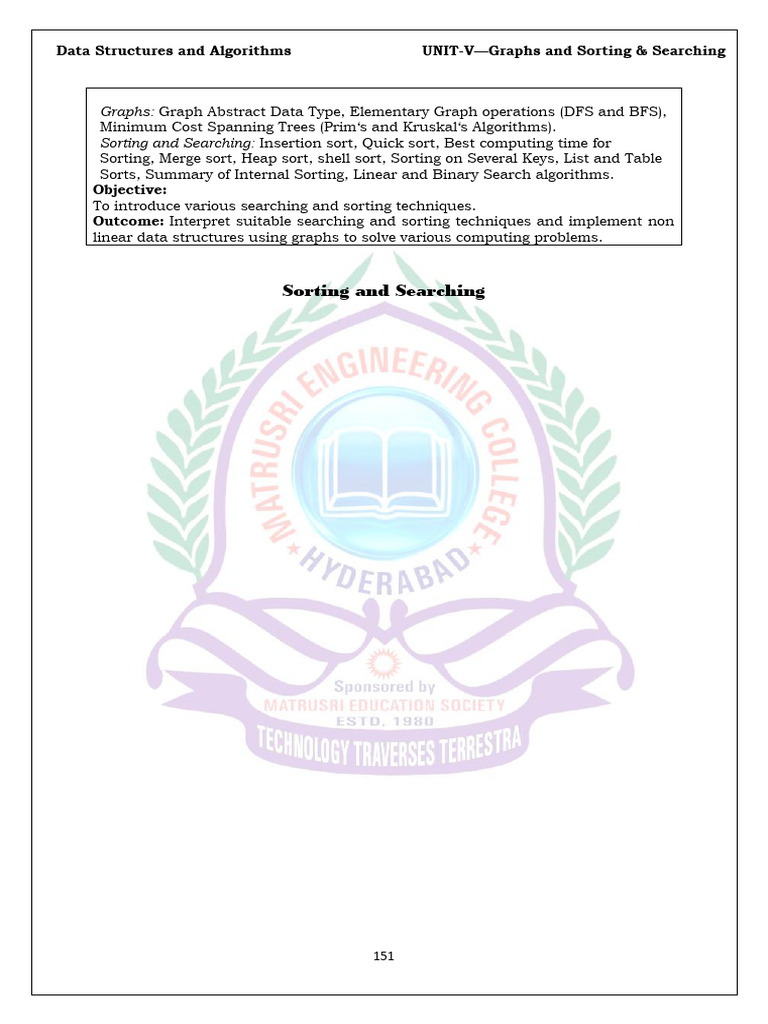 Unit-5 DSA | PDF