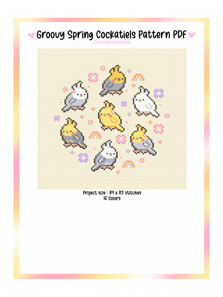 Groovy Spring Cockatiels | PDF