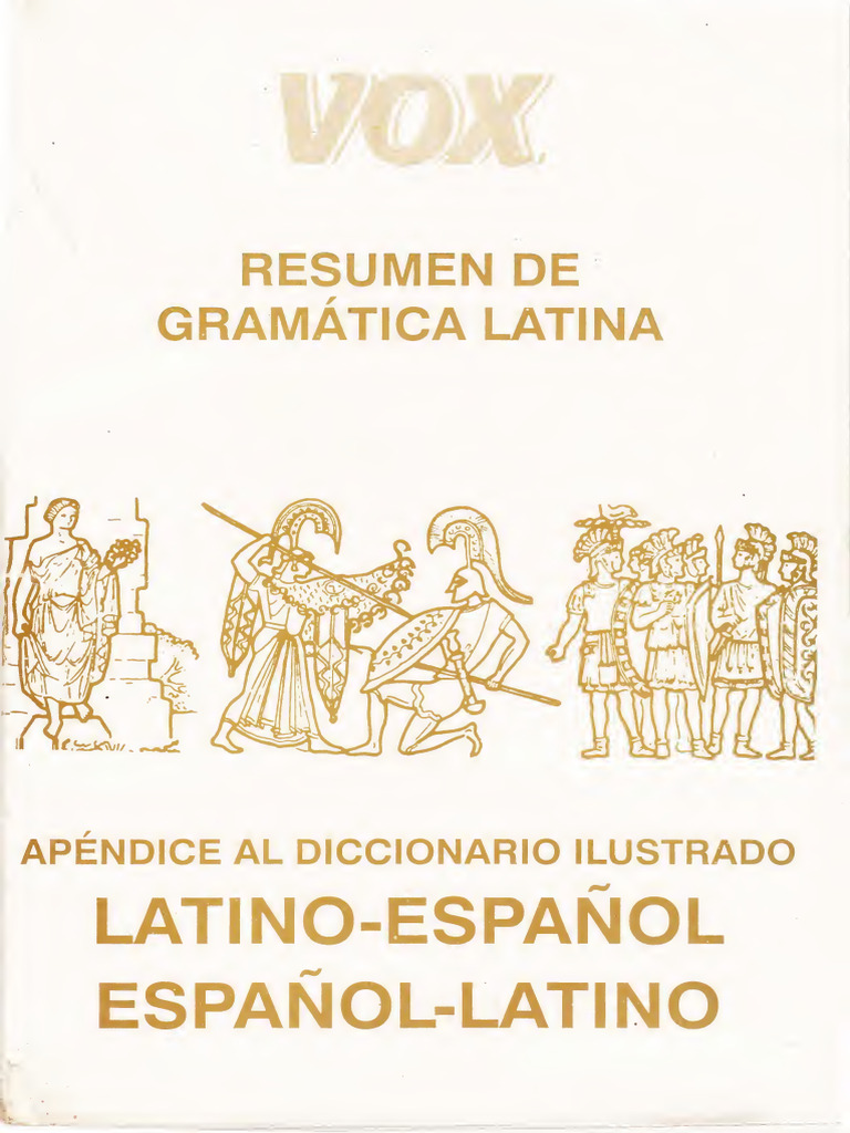 MANUAL VOX Latín - Resumen de Gramática Latina | PDF