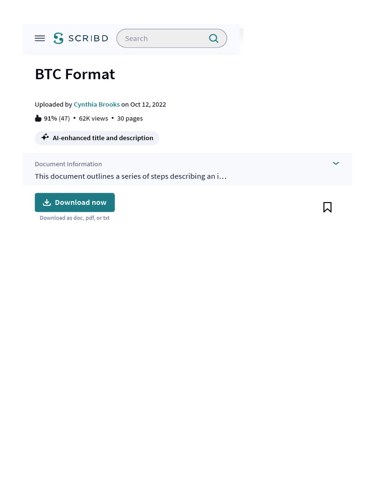 BTC Format - PDF - Cryptocurrency - Bitcoin | PDF