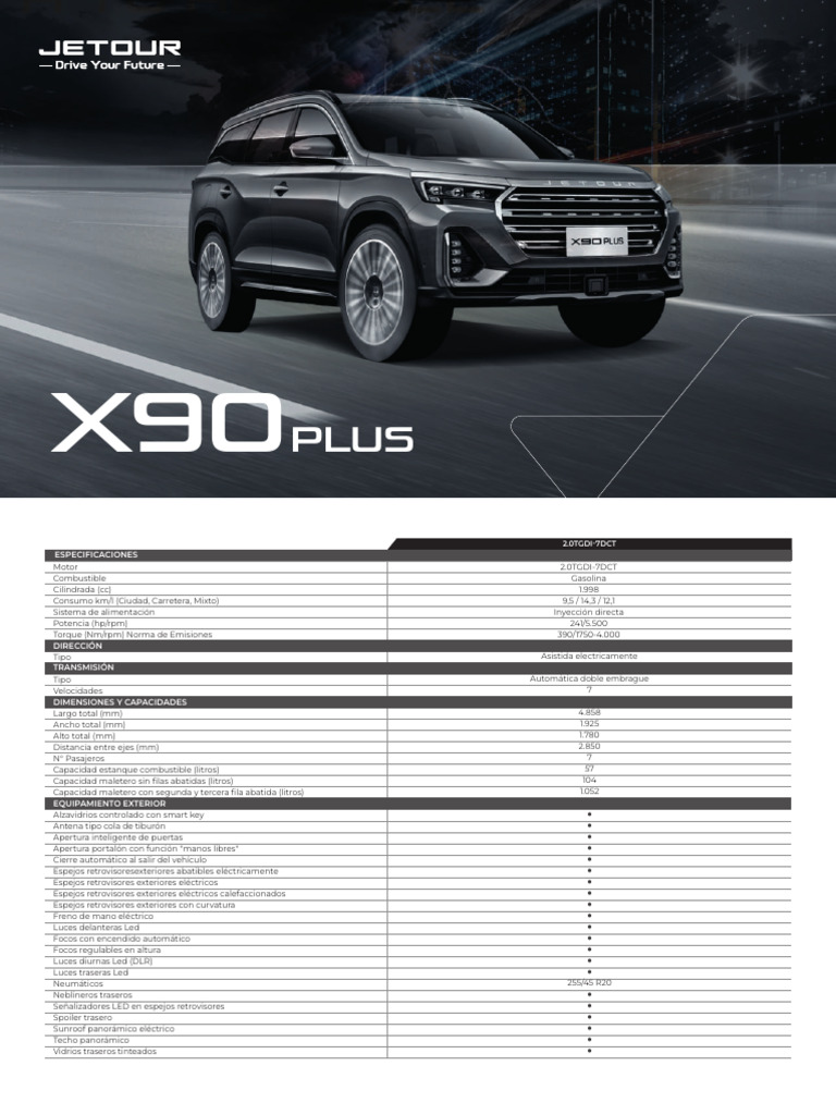 Jetour - FT X90 Plus | PDF