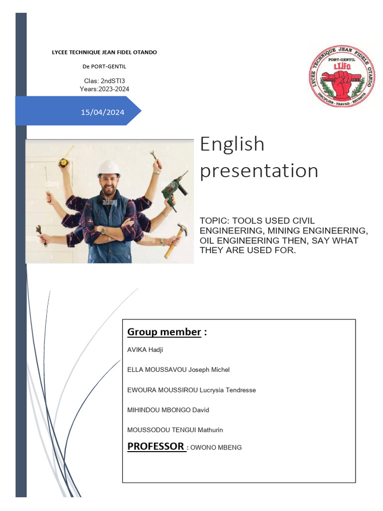 English Presentation | PDF