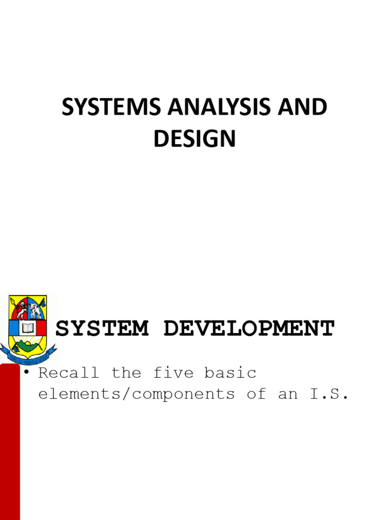 Presentation 1 - Systems Development 30aug2022 | PDF