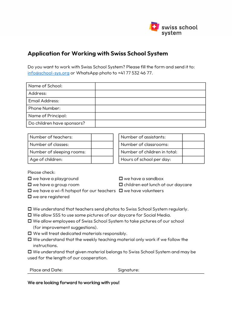 Application Form V4.Docx | PDF
