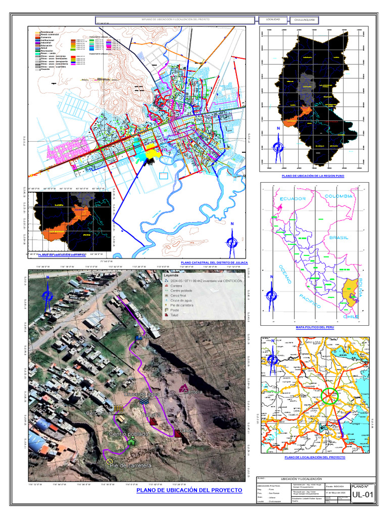 Plano de Ubicacion y Localizacion Carretera A3 - Lisbeth Apaza | PDF