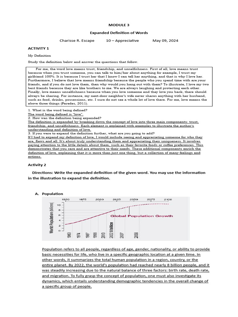 Module 3 Activities | PDF