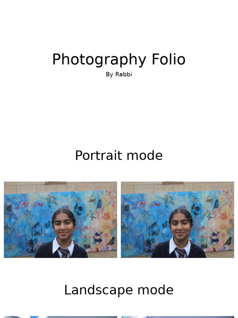 Photography Folio | PDF