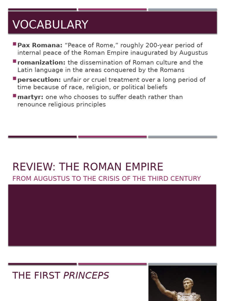 1.1 Review - The Roman Empire | PDF