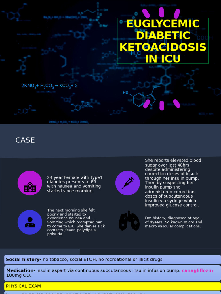 Euglycemic Diabetic Ketoacidosis by Vikram | PDF