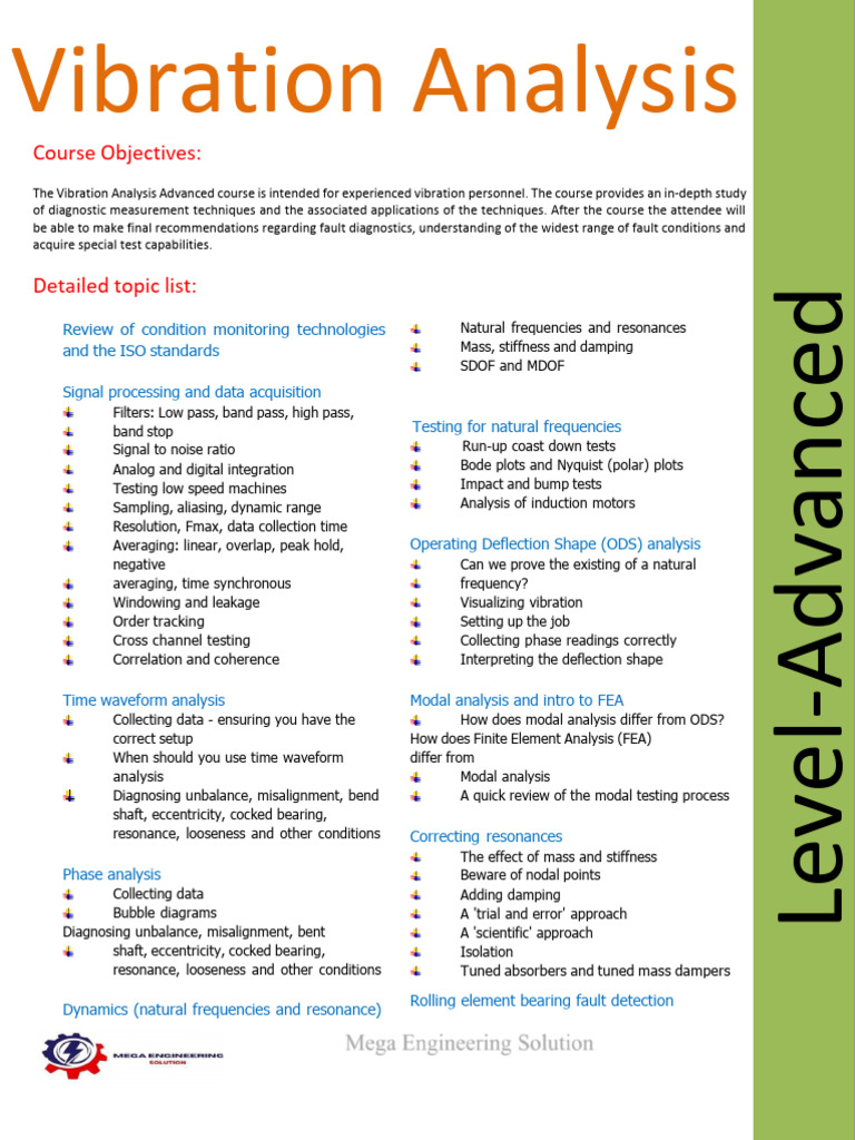 CAT III Vibration Analysis Level 3 | PDF