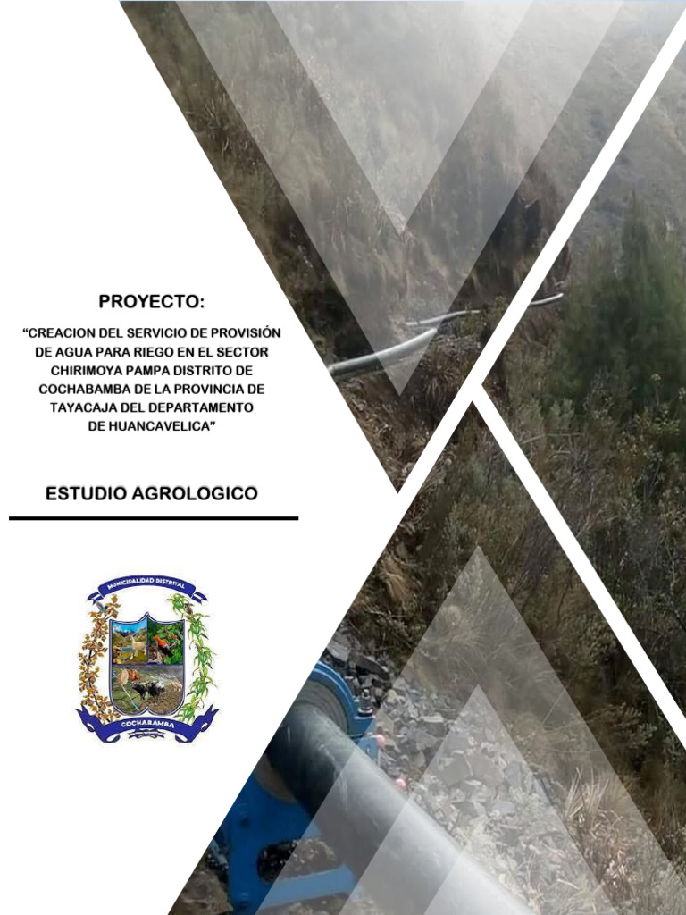 Estudio Agrologico | PDF | Riego | Agua