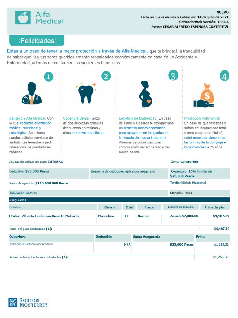 Alberto Basurto Mobarak GMM | PDF