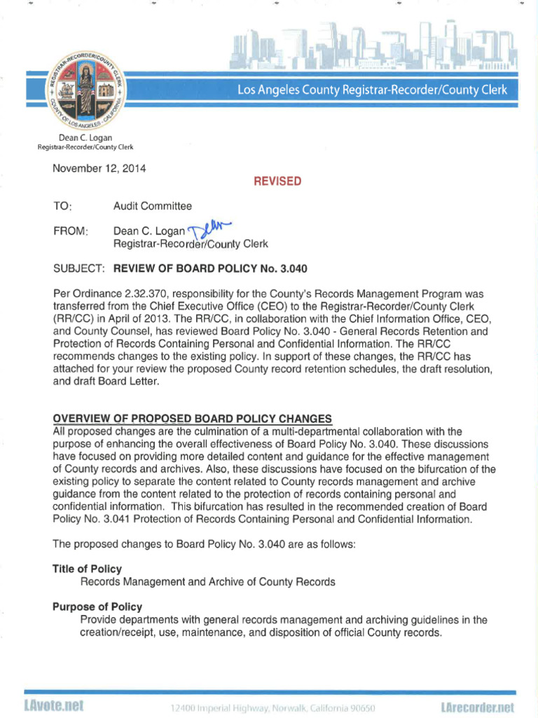 Records Management & Archives General Records Retention Schedule ...