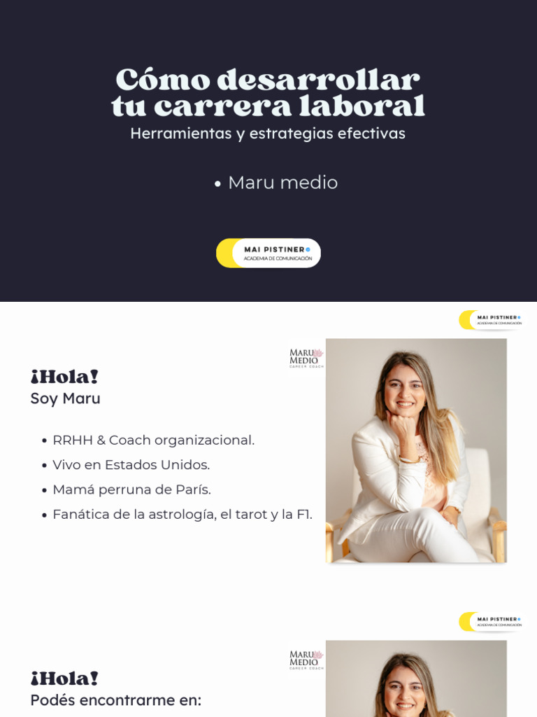 Cómo Desarrollar Tu Carrera Laboral | PDF