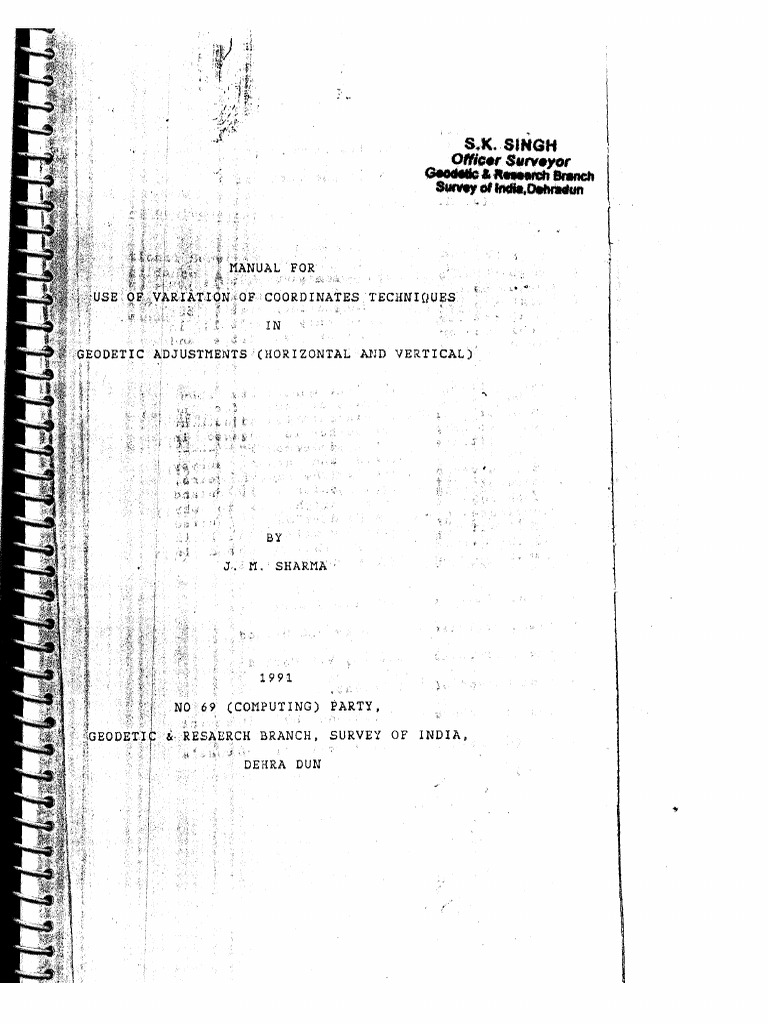 Adjustment Program by Vc Method | PDF