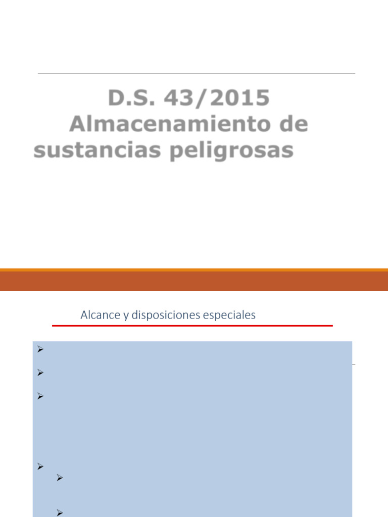 Almacenamiento Sustancias Peligrosas | PDF