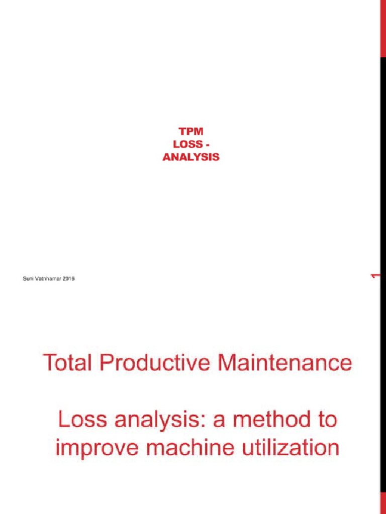 TPM Loss Analysis | PDF