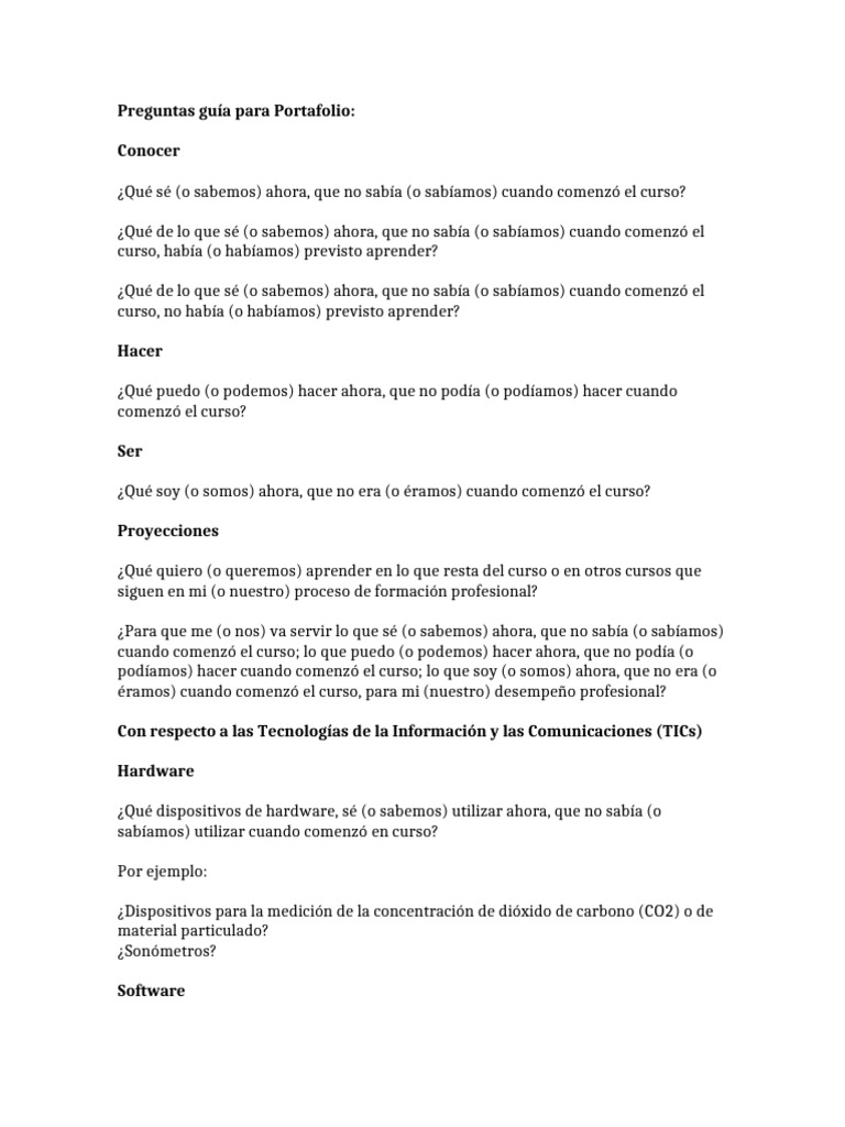 Reflexiones de Aprendizaje del Curso | PDF | Informática