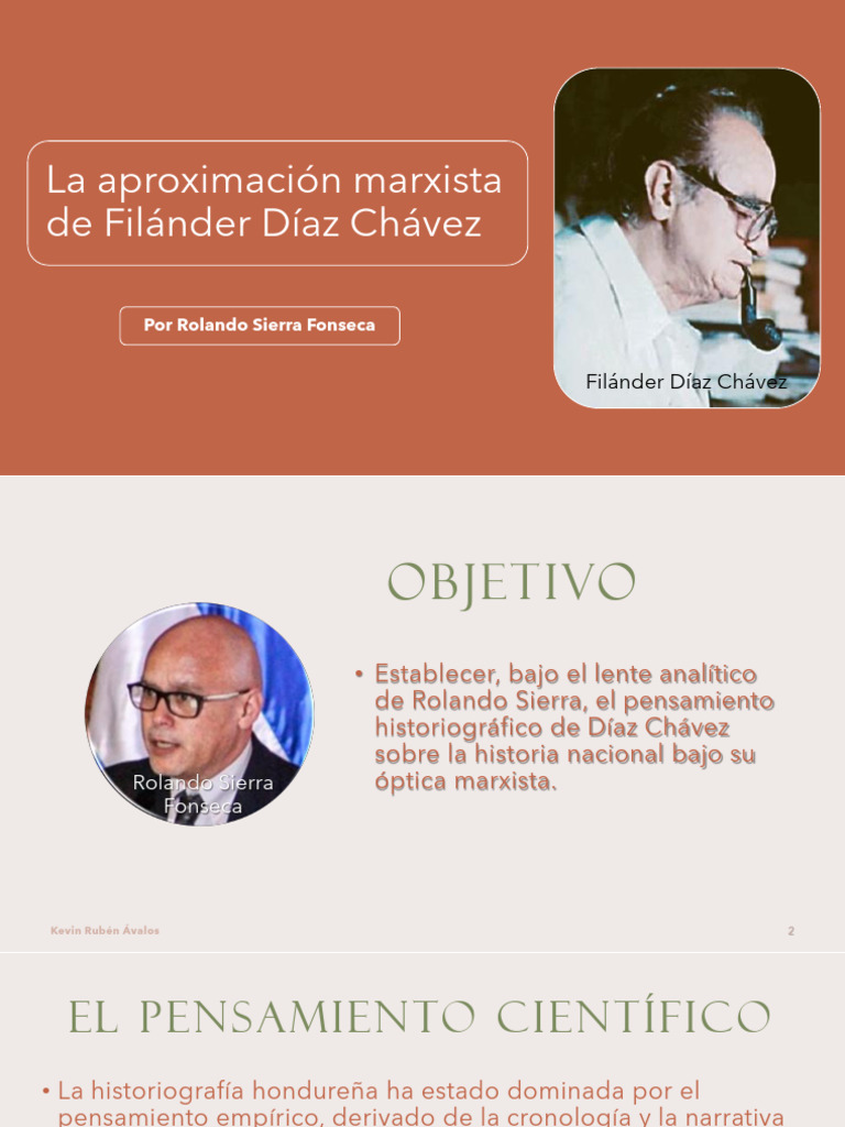 La Aproximación Marxista de Filánder Díaz Chávez | PDF | marxismo ...