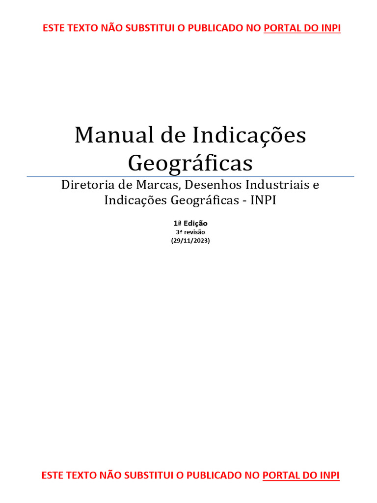 Manual de IG 1a Edicao 3a Revisao | PDF