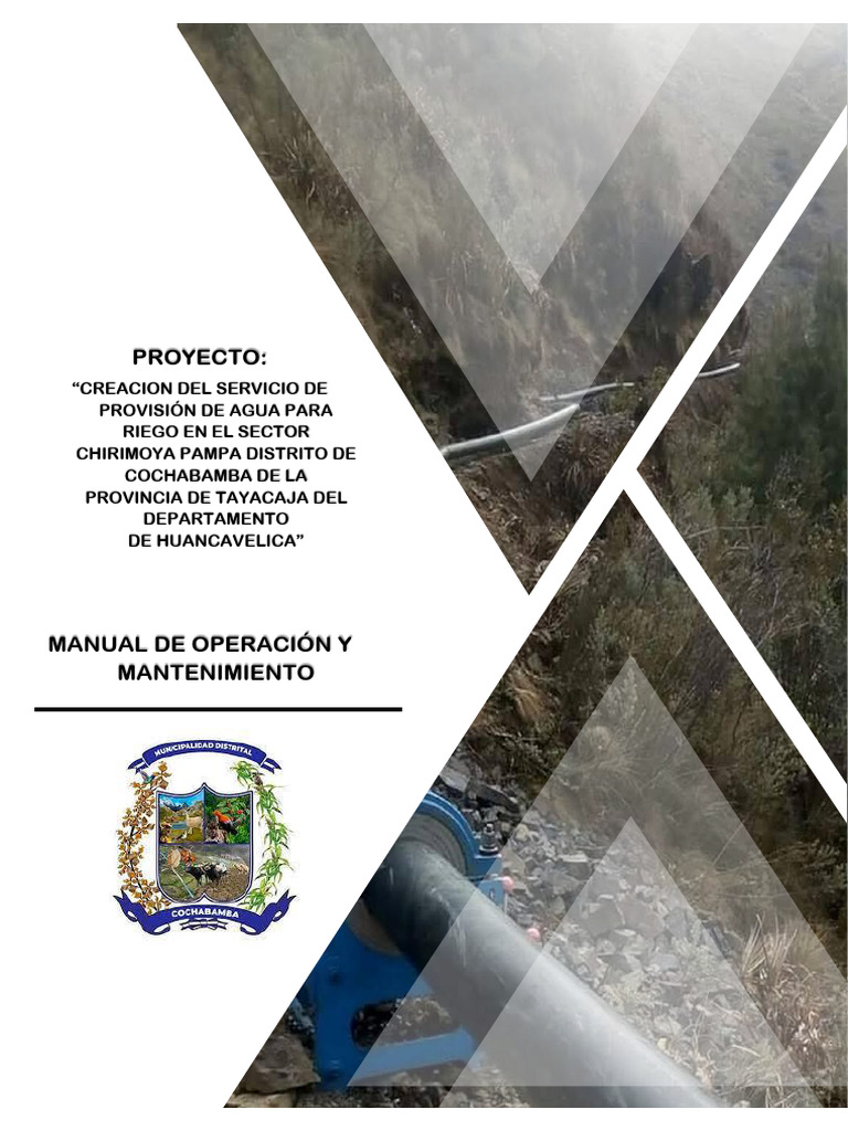 Plan De Opr Y Mant Agua Pdf Aguas Residuales Hogar