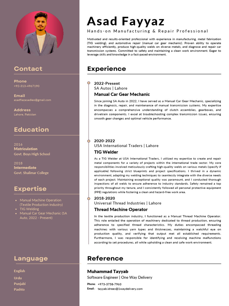 Mr. Asad Resume | PDF