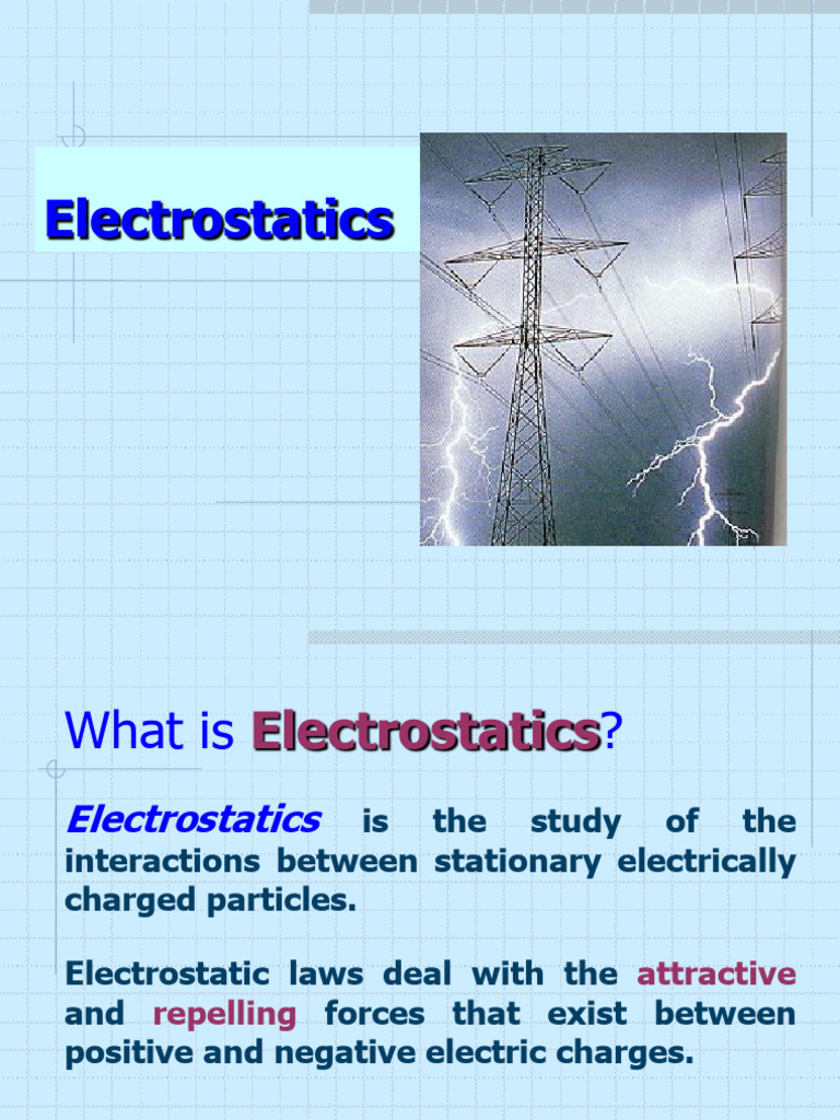 Electrostatics | PDF