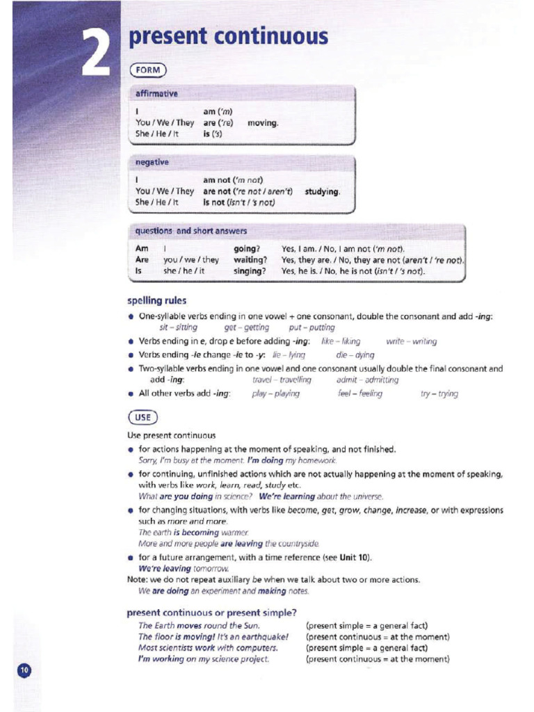 Macmillan English Grammar in Context Intermediate - Pg 11-14 | PDF