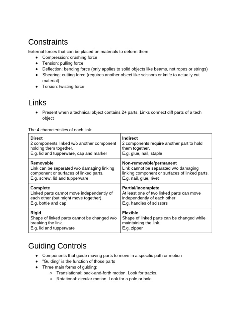 Quebec Sec4 Science Unit 2 Summary | PDF