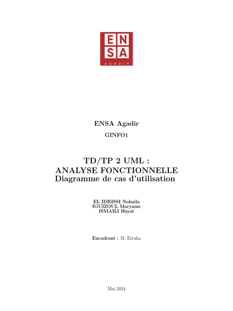 TD2 Uml | PDF