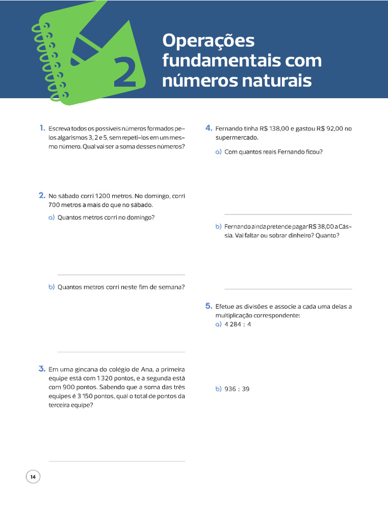 Capitulo 2 Exercícios | PDF