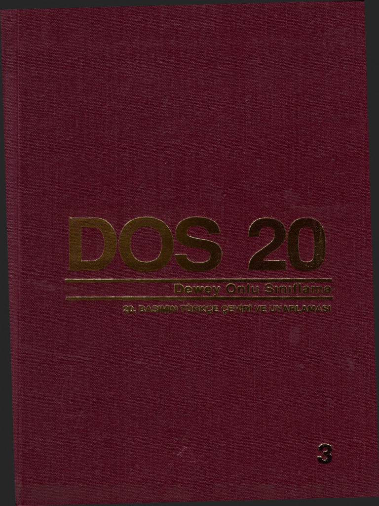 Dos 20 Dewey Onlu Siniflama 3 | PDF
