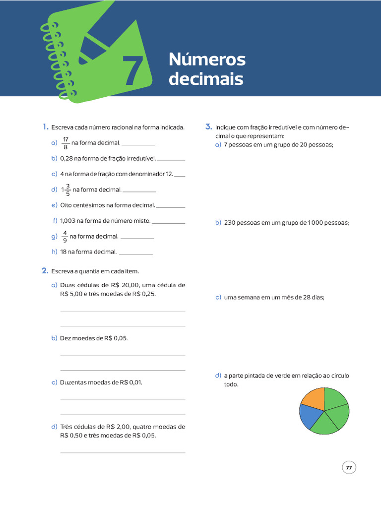 Capitulo 7 Exercícios | PDF