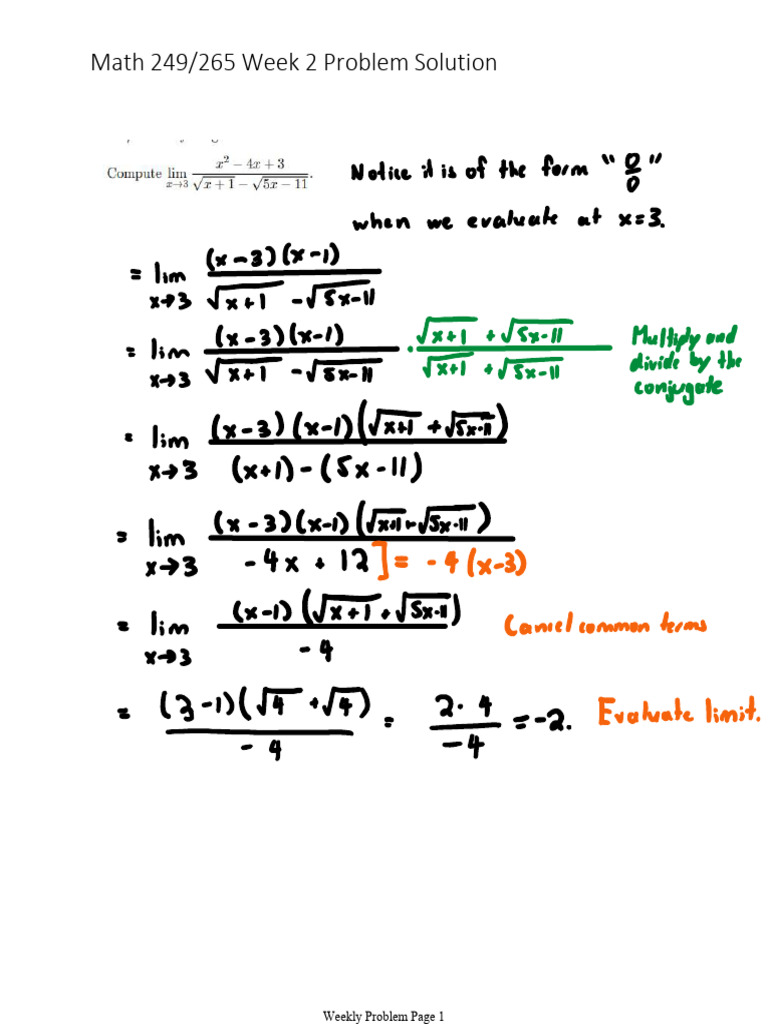 Week 2 Problem Solution | PDF