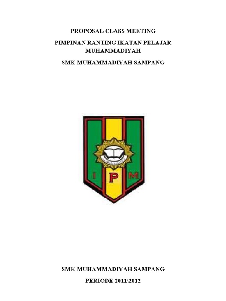 Proposal Class Meeting | PDF
