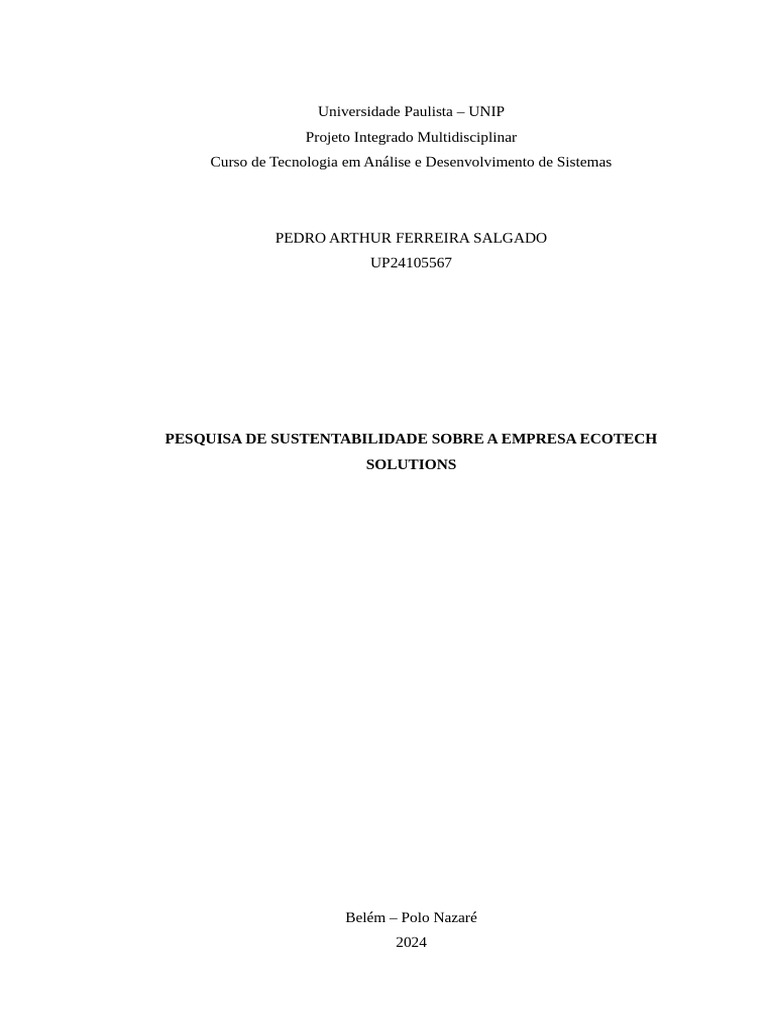 Pedro Arthur Ferreira Salgado | PDF