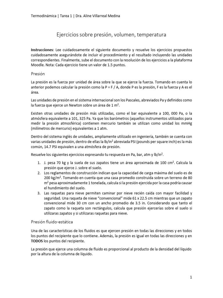 Ejercicios Sobre P Y T PDF