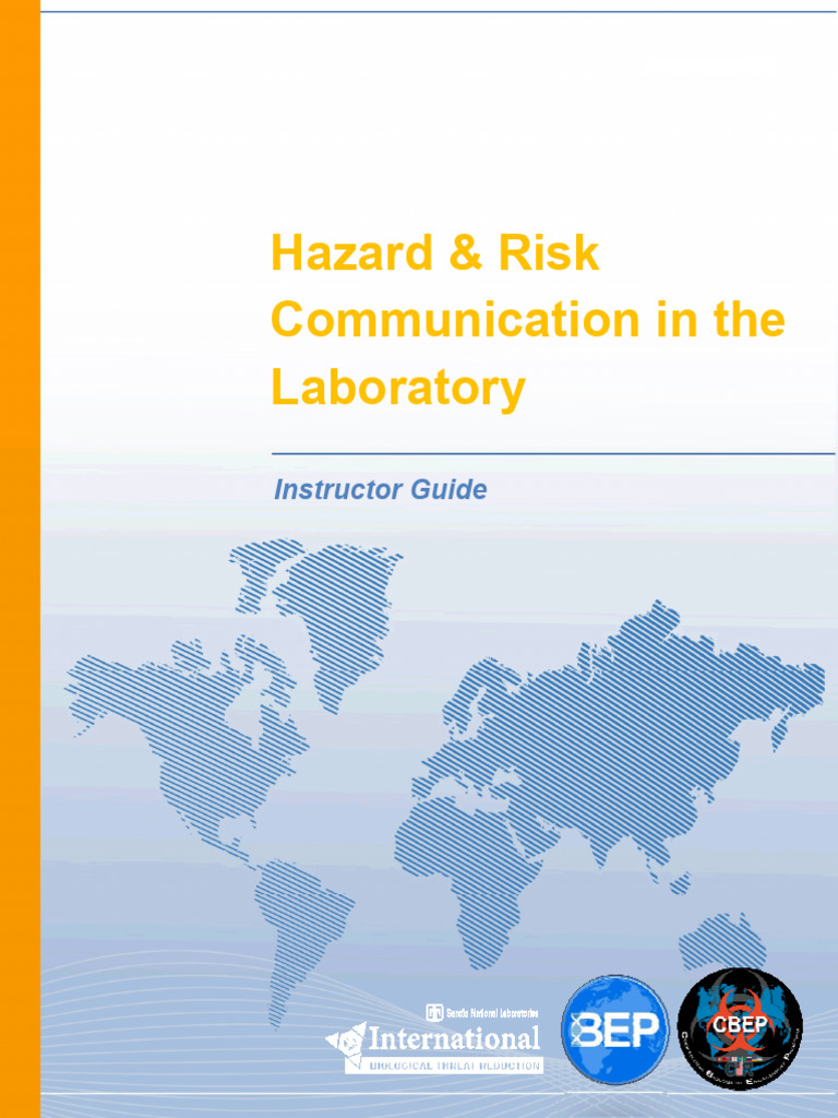 Hazard & Risk Communication in The Laboratory: Instructor Guide | PDF