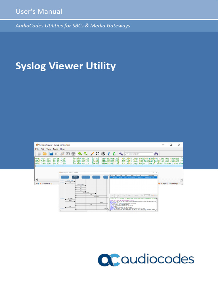 syslog-viewer-users-guide | PDF