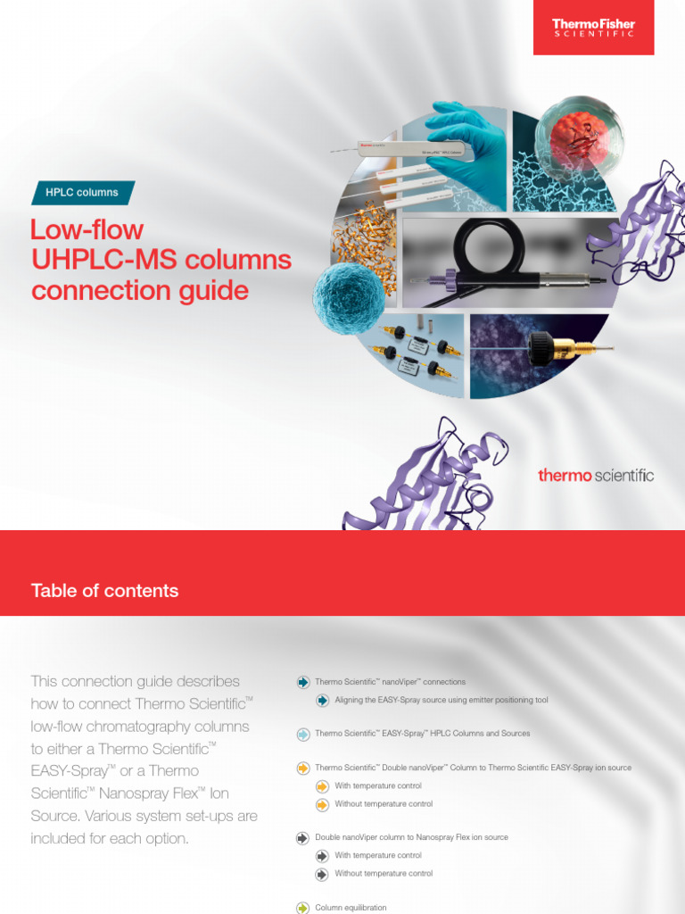 XX 000262 Ccs Low Flow Uhplc Ms Columns Connection Guide xx000262 en | PDF