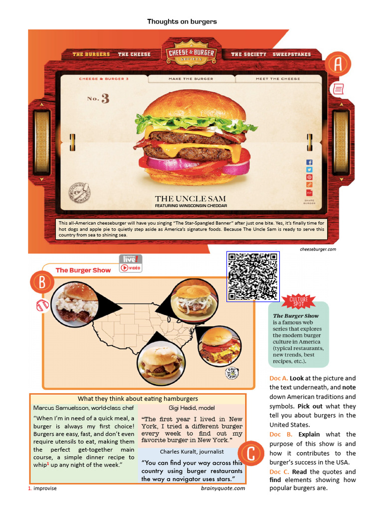 Thoughts on burgers | PDF