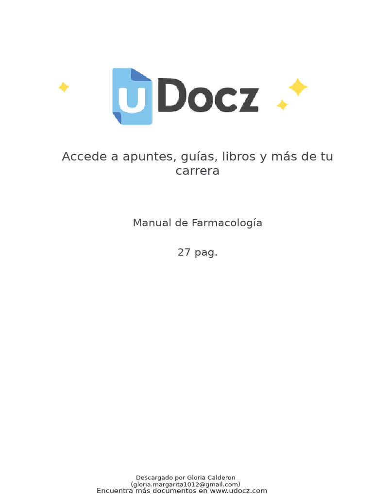 Manual de Farmacolog 755376 Downloadable 5572128 | PDF