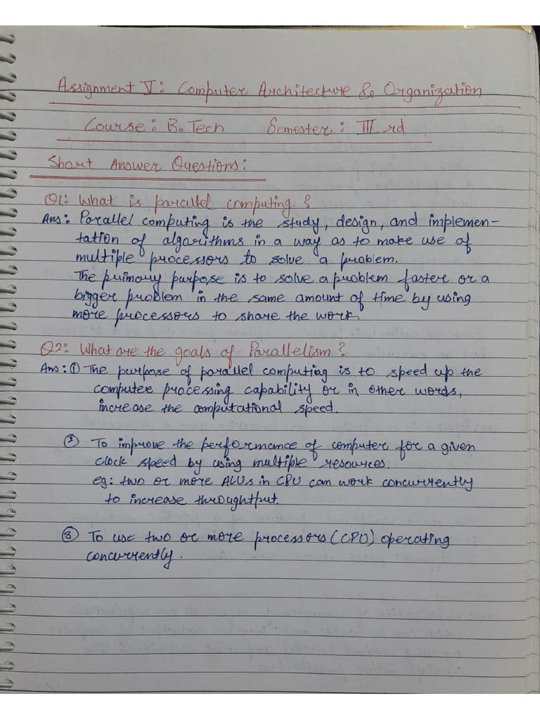 CAO 5th Assignment | PDF