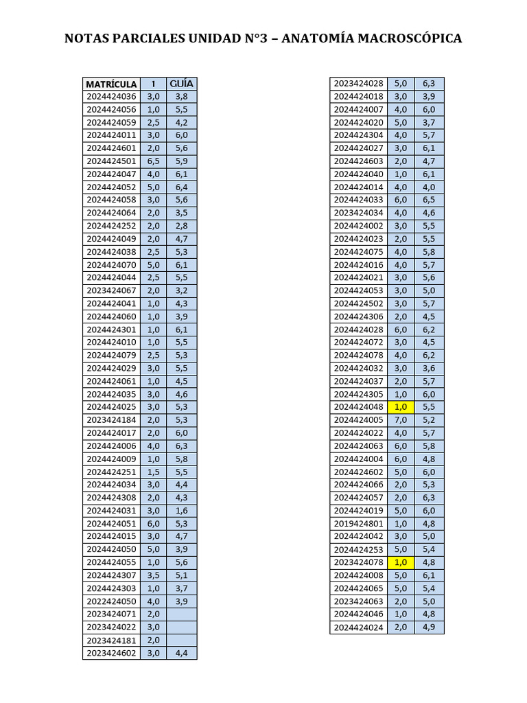 Notas Parciales Unidad 3 Pdf