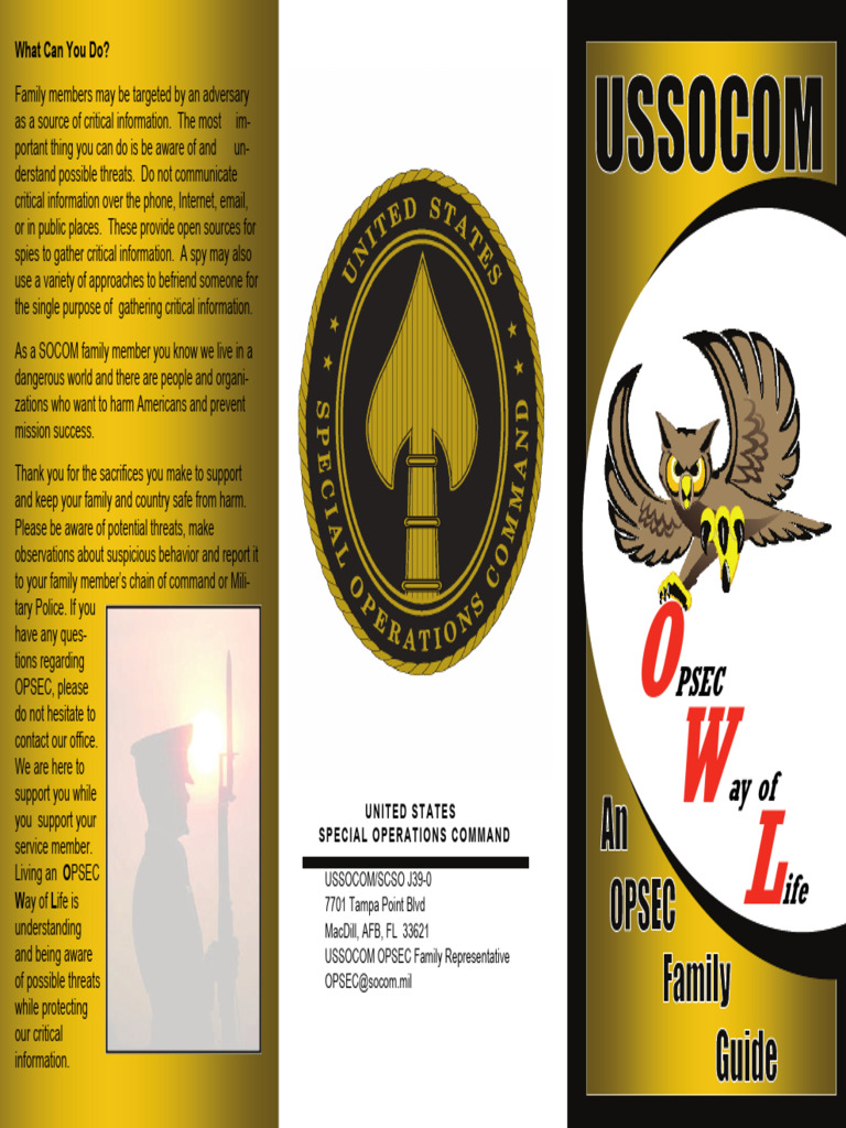 Family OPSEC Trifold | PDF