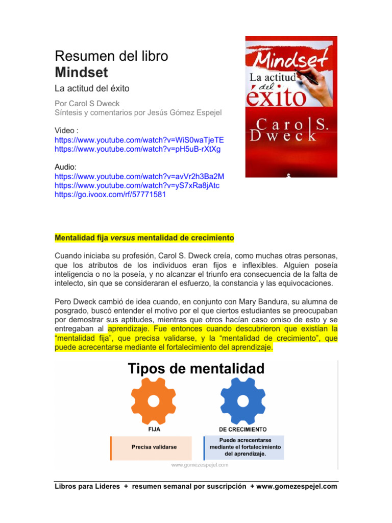 Mindset | PDF