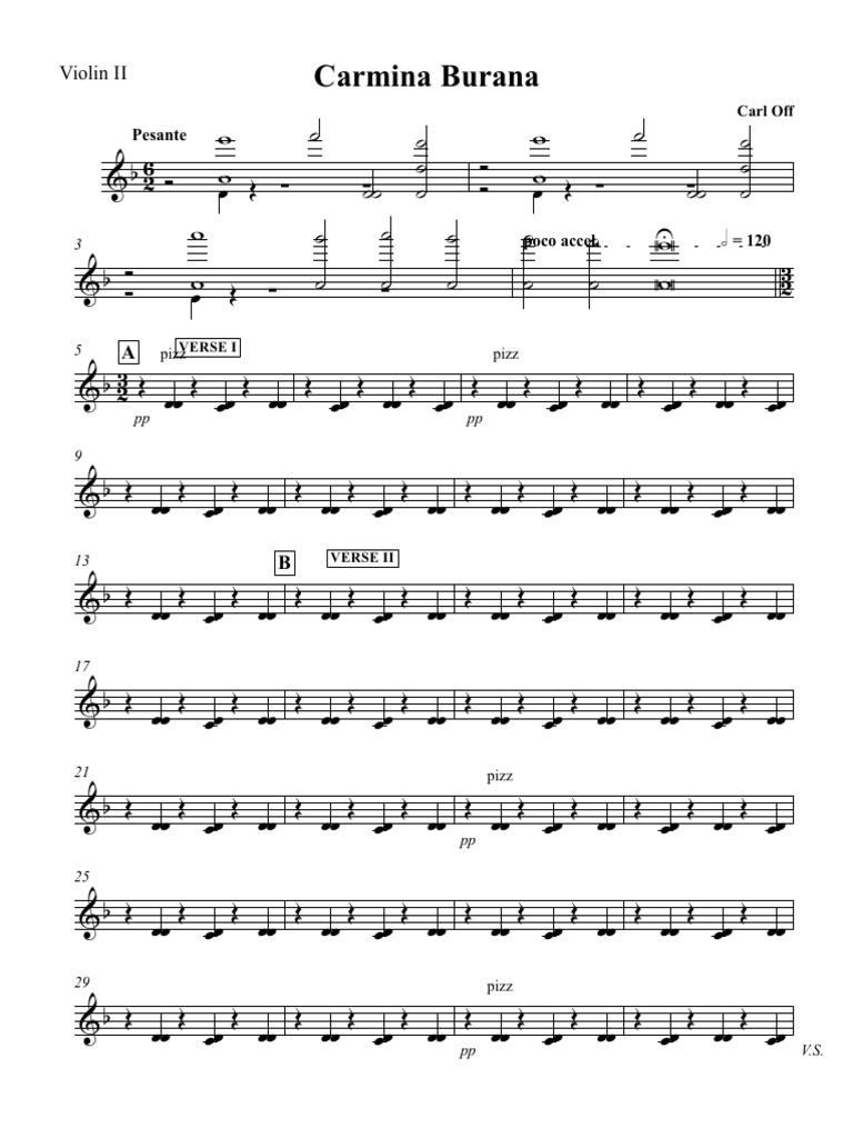 Carmina Burana2 - BIOLA II | PDF | String Instruments