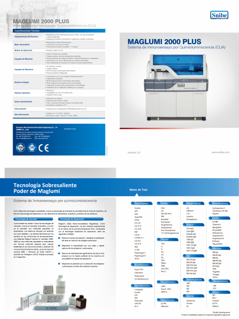 Maglumi 2000plus (Spanish) | PDF
